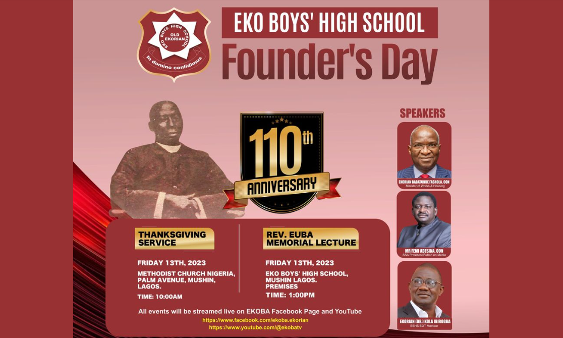 Download EBHS 110th Anniversary Brochure - Eko Boys High School Old ...