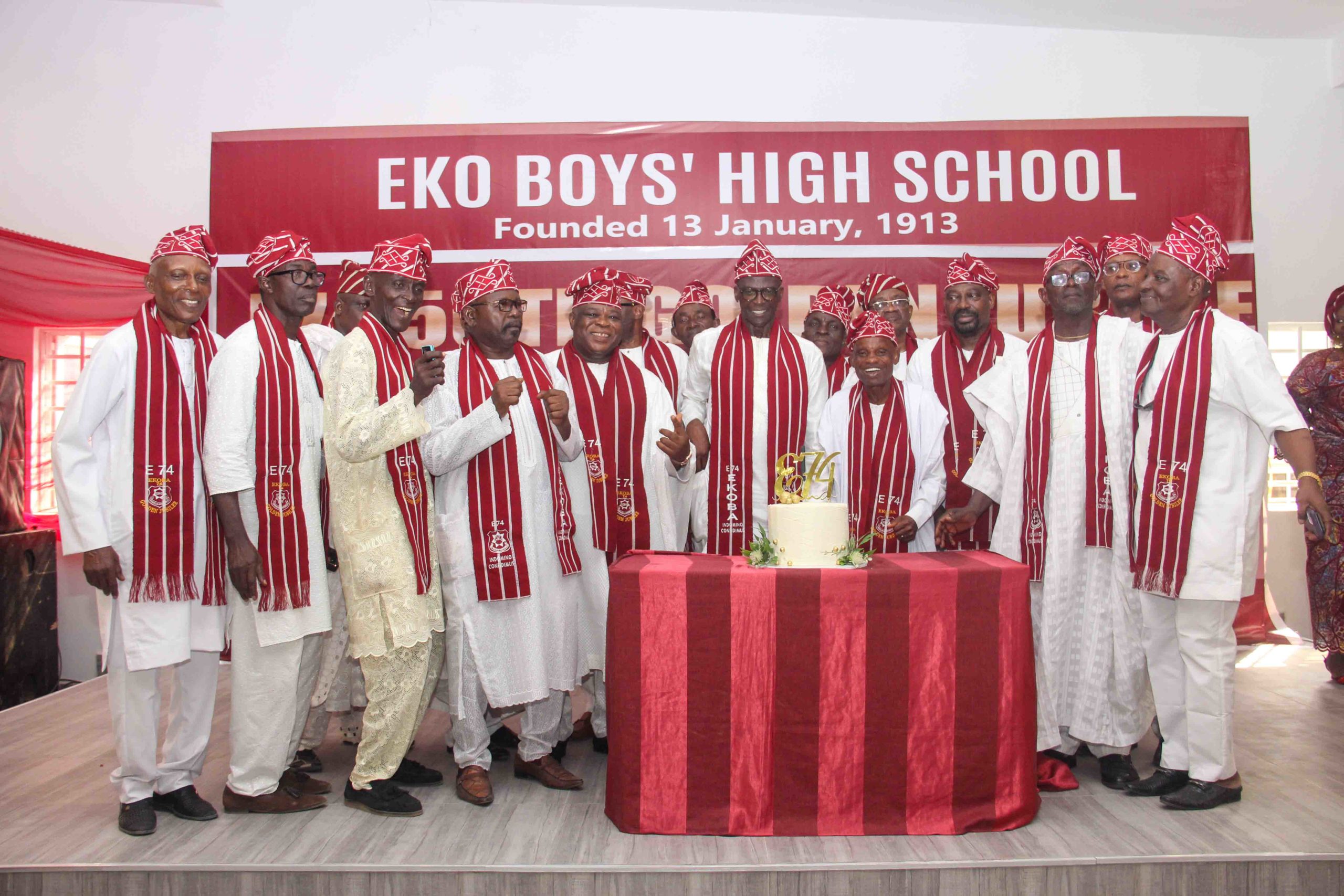 EKOBA E74 Celebrates 50 years of graduating from Eko Boys' High School ...